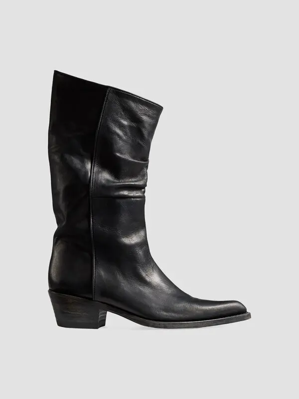 Khaite Clive Leather Boots