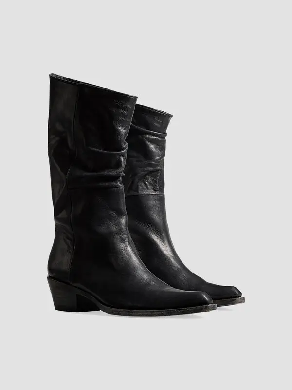 Khaite Clive Leather Boots