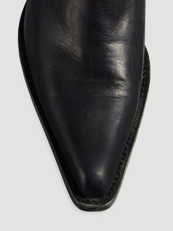 Khaite Clive Leather Boots