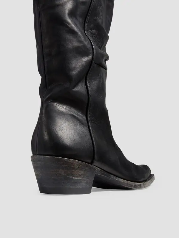 Khaite Clive Leather Boots