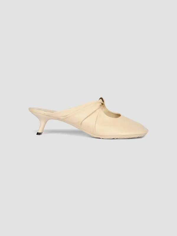 Loewe Pebble 45mm Leather Mules