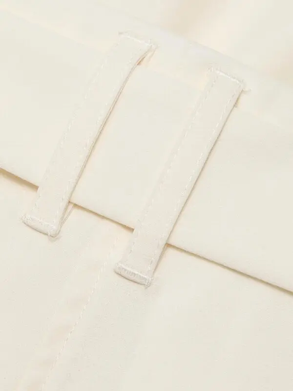 Co Pleated Tton Batwing Pants