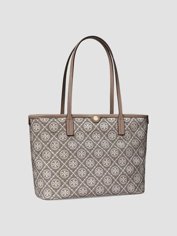 Tory Burch Small T Monogram Jacquard Tote Bag