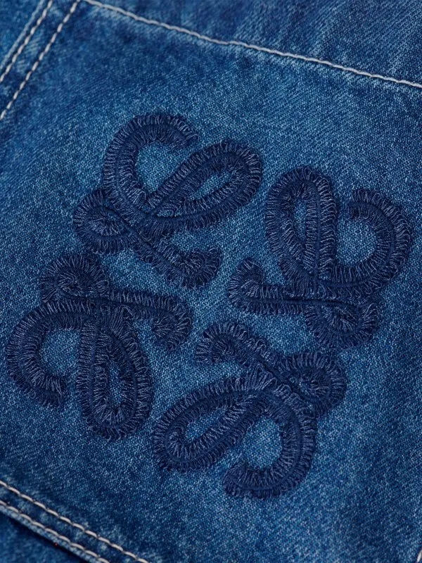Loewe X Paula's Ibiza Denim Short-sleeve Shirt