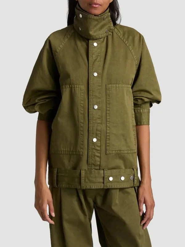 Co Tton Bomber Jacket