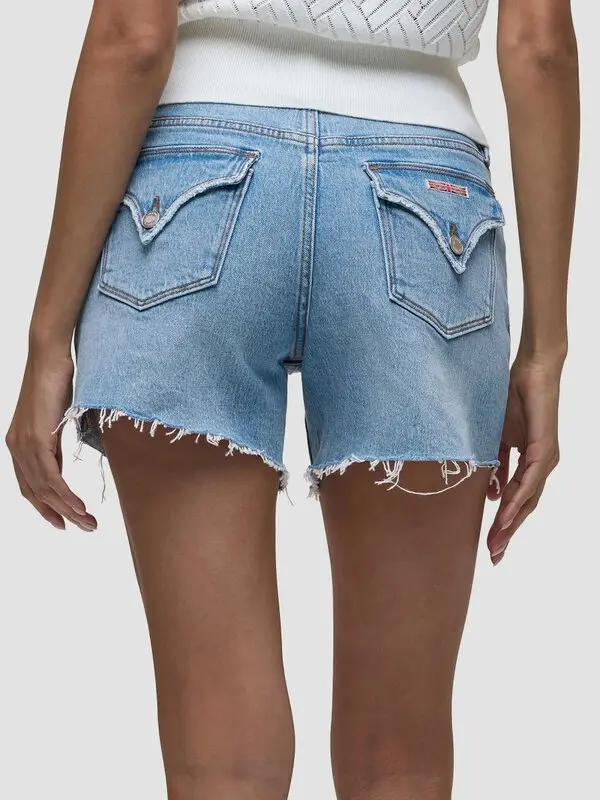 Hudson Jeans Devon Raw-edge Boyfriend Denim Shorts