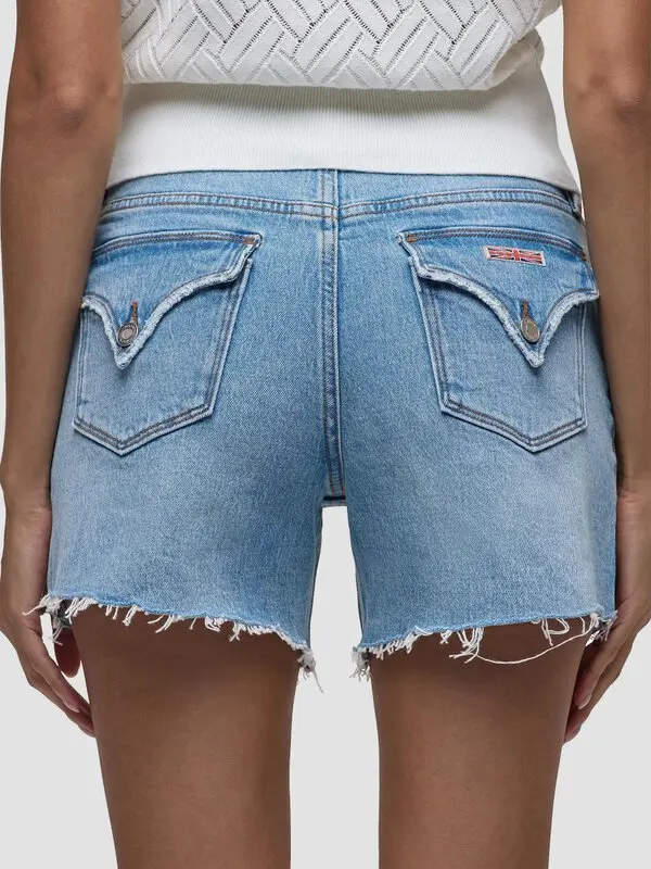 Hudson Jeans Devon Raw-edge Boyfriend Denim Shorts