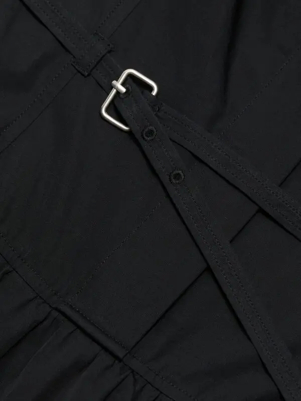 Co Tton Belted Midi-shirtdress
