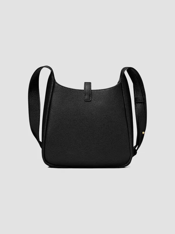 Tory Burch Miller Swing Leather Crossbody Bag - Black