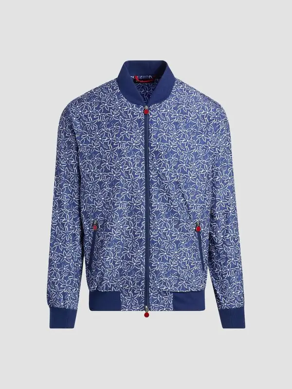 Kiton Floral Swim Bomber Jacket