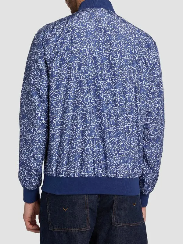 Kiton Floral Swim Bomber Jacket