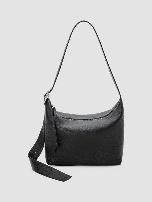 Loewe Loop Hobo Leather Shoulder Bag