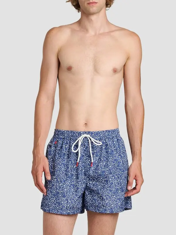 Kiton Floral Swim Shorts