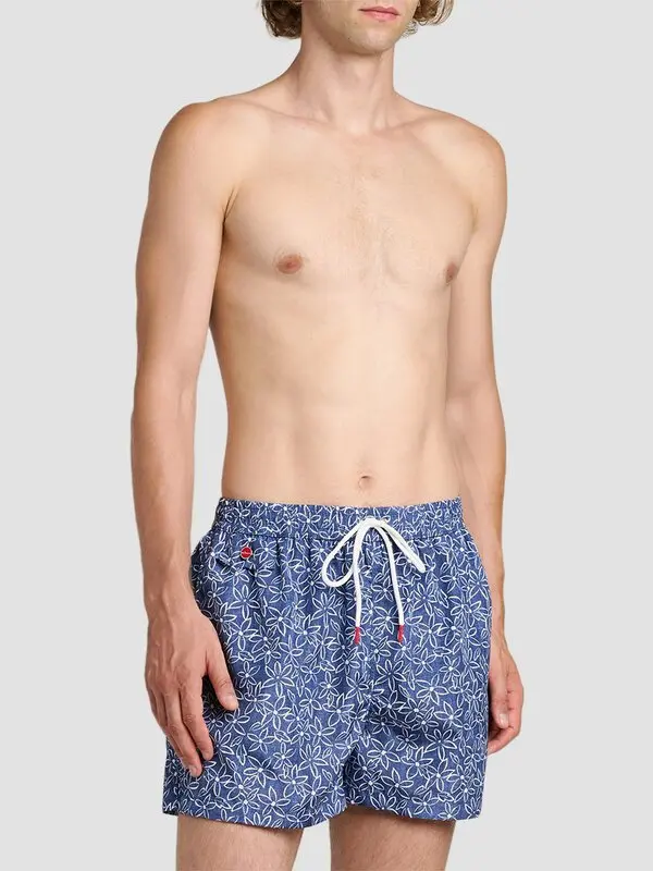 Kiton Floral Swim Shorts