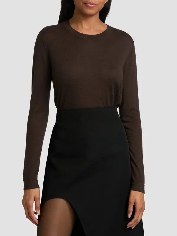Co Cashmere Long-sleeve Top