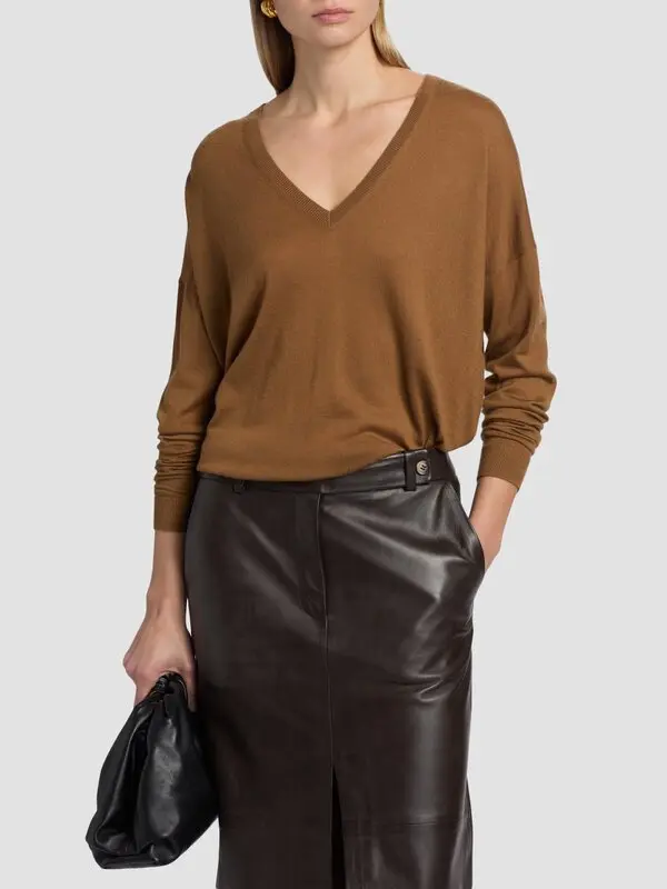 Co Cashmere V-neck Sweater