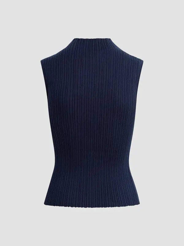 Hudson Jeans Mock Turtleneck Sweater Tank