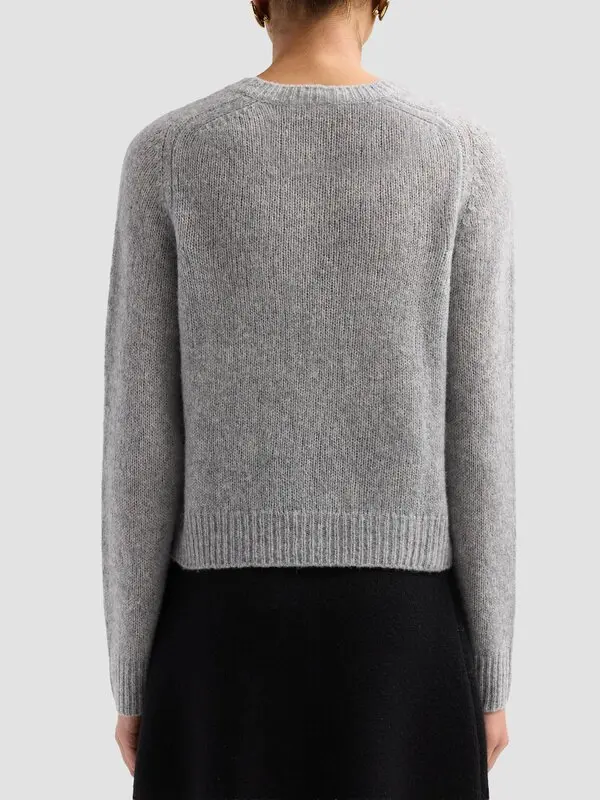 LISA YANG Solene Cashmere-silk Regular-fit Sweater - Cloudy