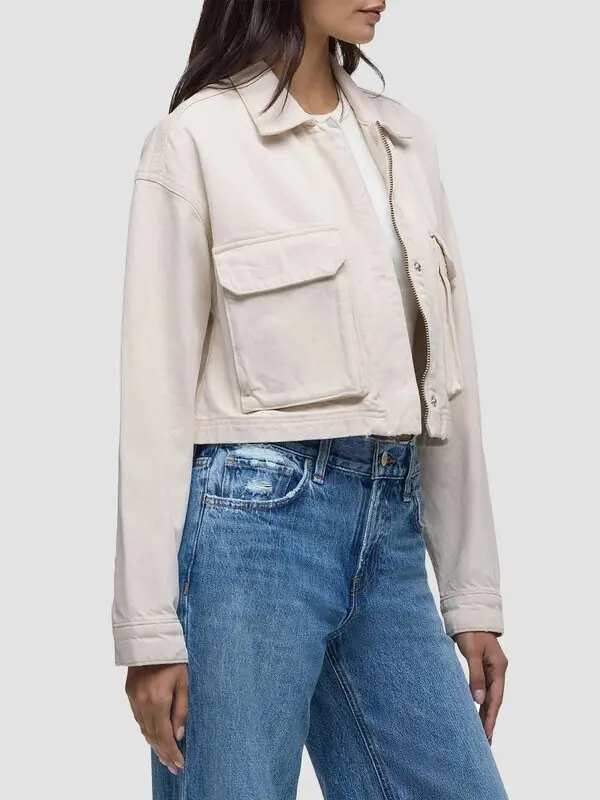 Hudson Jeans Chore Cotton Jacket - Ecru