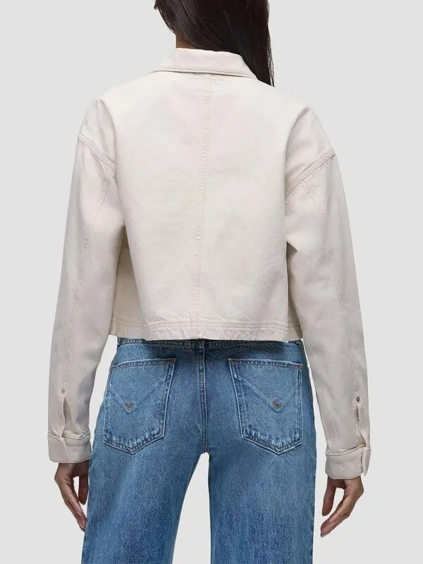 Hudson Jeans Chore Cotton Jacket - Ecru