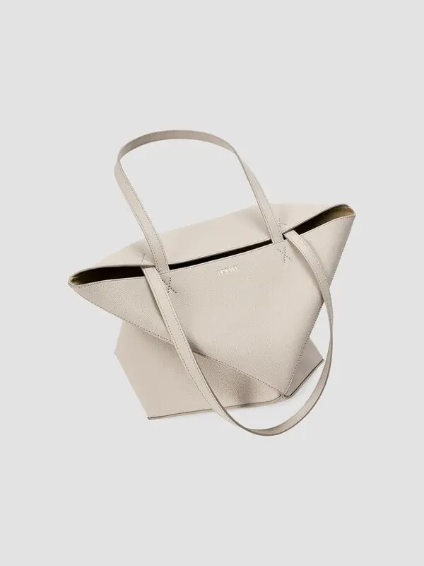 Loewe Medium Puzzle Fold Grained Leather Tote Bag