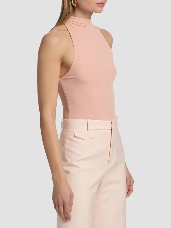 Ronny Kobo Spen Sleeveless Jersey Bodysuit