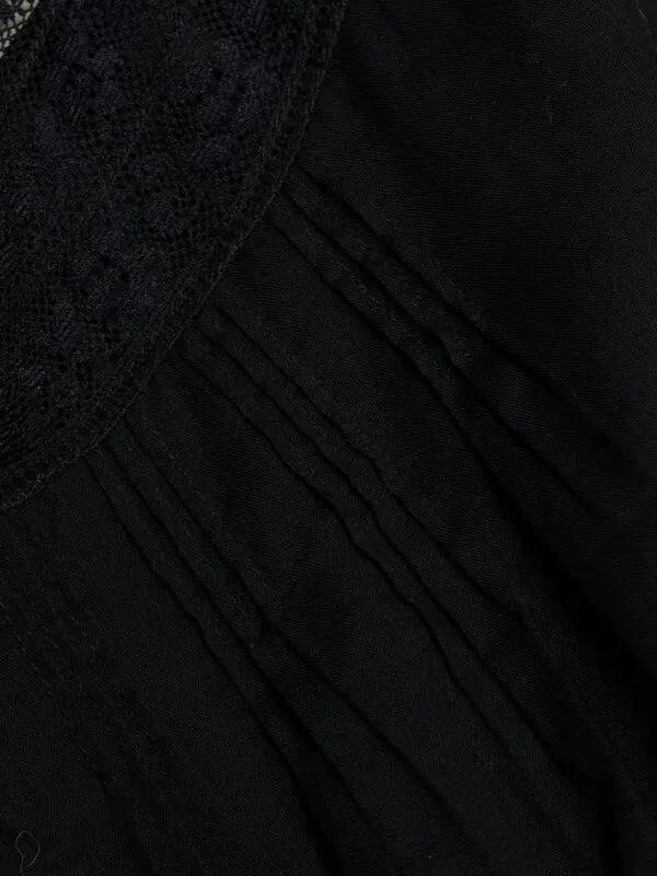 DÔEN Lilibet Cotton Top - Black