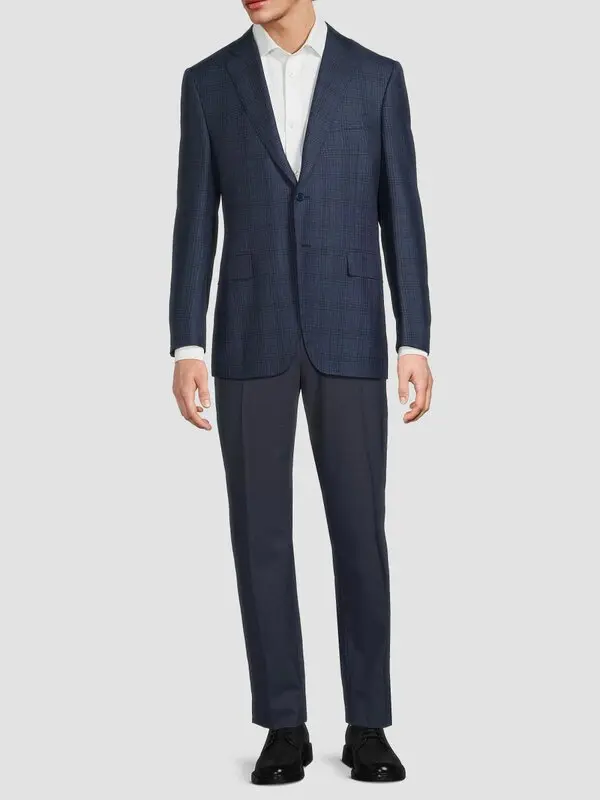 Canali Siena Plaid Classic-fit Sportcoat