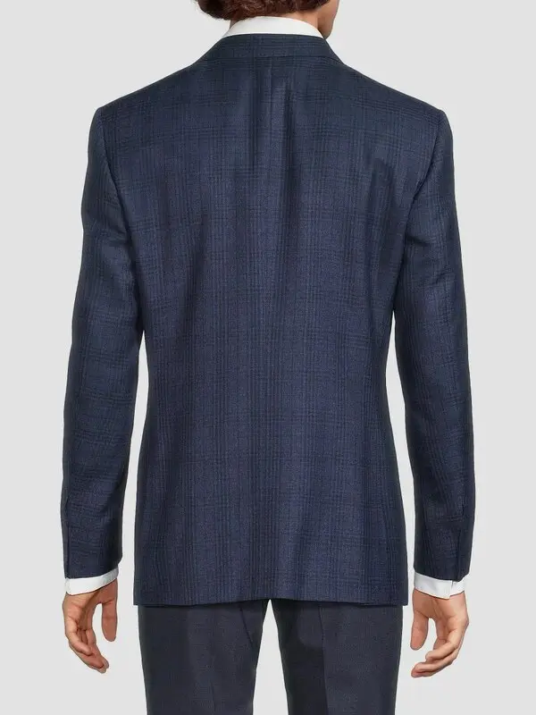 Canali Siena Plaid Classic-fit Sportcoat