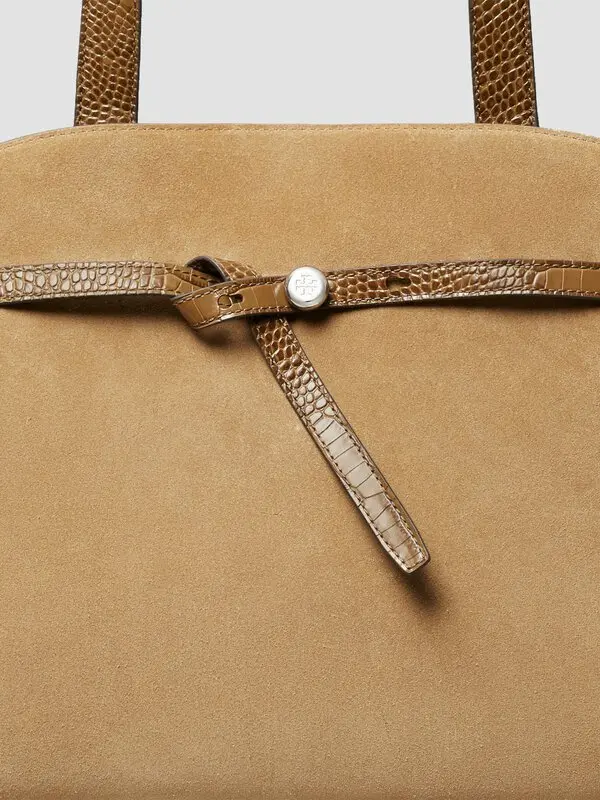 Tory Burch Romy Large Suede Shoulder Bag
