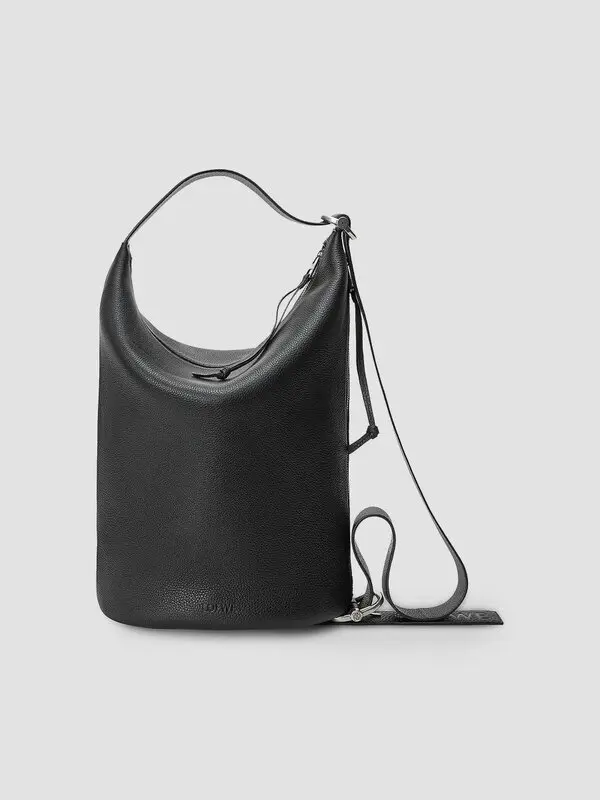 Loewe Medium Loop Bucket Bag - Black