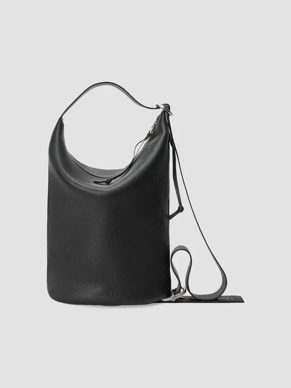 Loewe Medium Loop Bucket Bag - Black