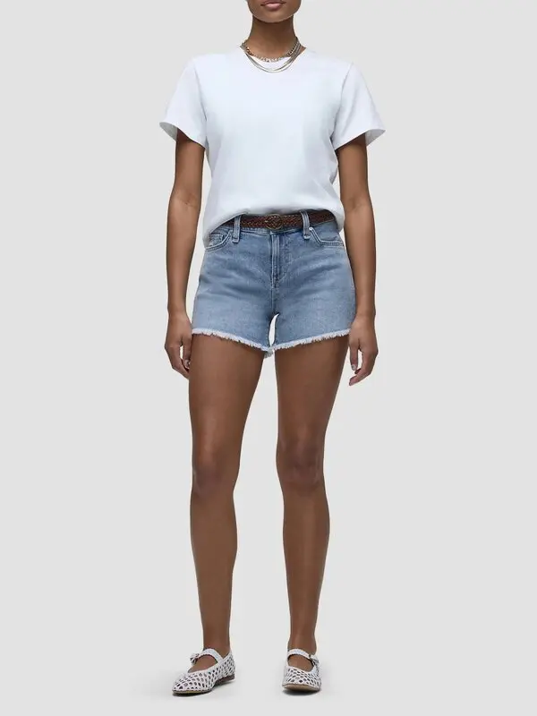 Hudson Jeans Gemma Mid-rise Denim Shorts