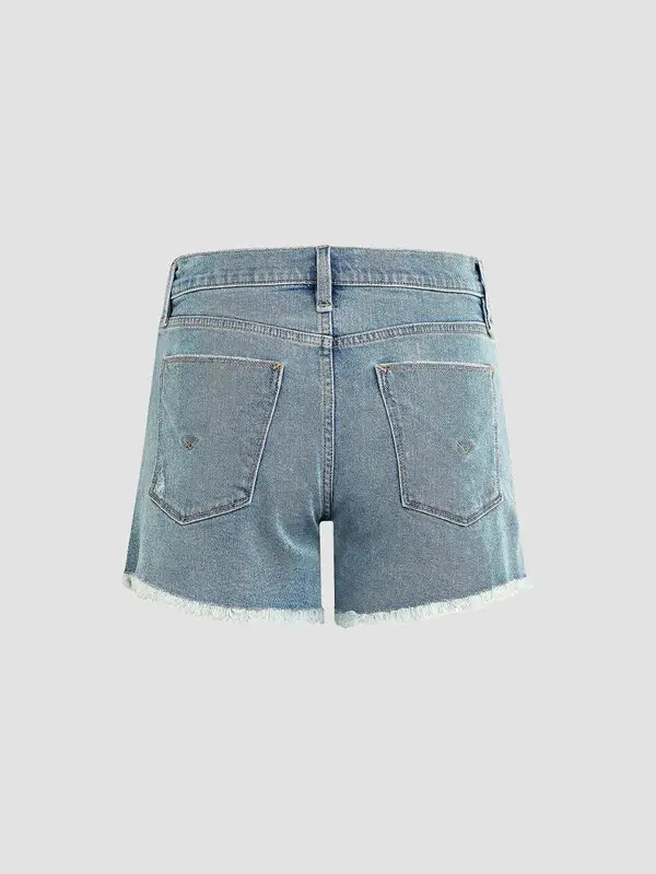 Hudson Jeans Gemma Mid-rise Denim Shorts