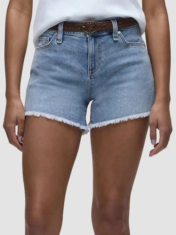 Hudson Jeans Gemma Mid-rise Denim Shorts