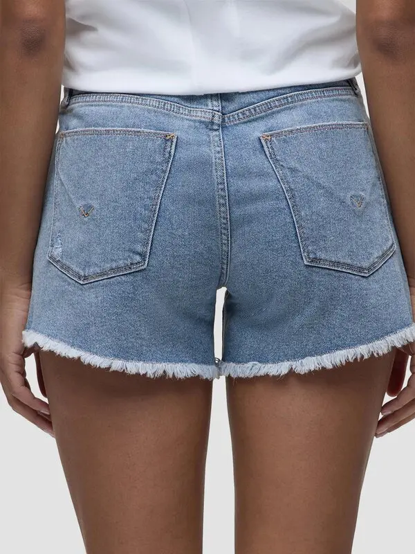 Hudson Jeans Gemma Mid-rise Denim Shorts