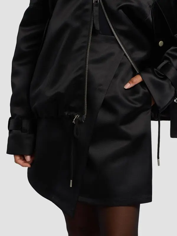 Co Wrap Miniskirt
