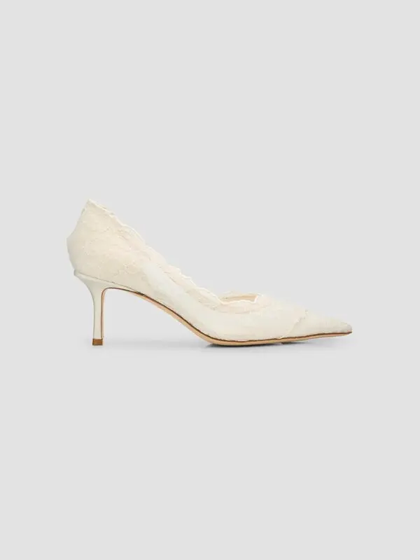 JIMMY CHOO Faiz 65mm Lace D'orsay Pumps