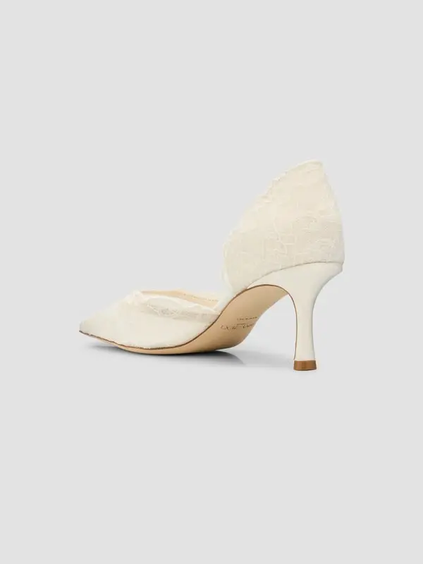 JIMMY CHOO Faiz 65mm Lace D'orsay Pumps