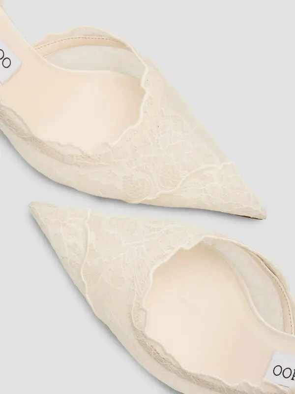 JIMMY CHOO Faiz 65mm Lace D'orsay Pumps