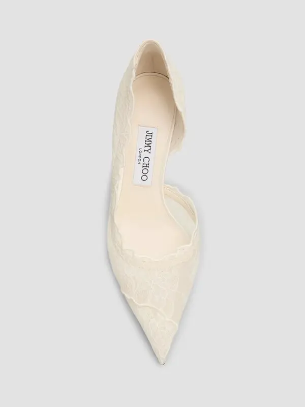 JIMMY CHOO Faiz 65mm Lace D'orsay Pumps