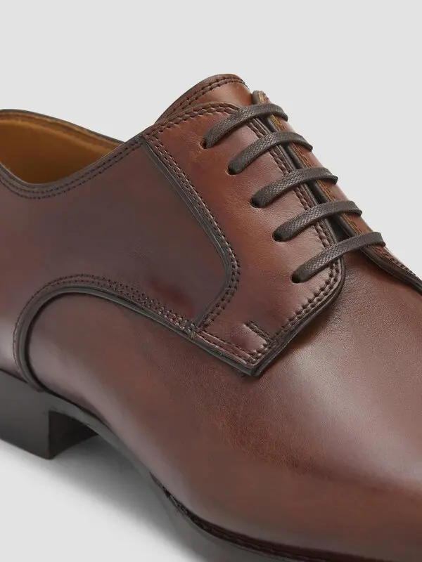 Kiton Leather Lace-up Oxfords