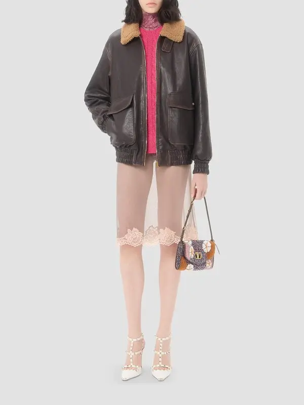 Valentino Garavani Mouliné Wool Jumper - Fuchsia