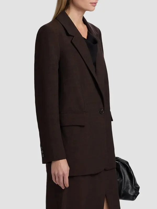 Co Fit Linen-blend Blazer