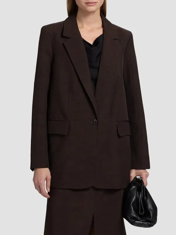 Co Fit Linen-blend Blazer