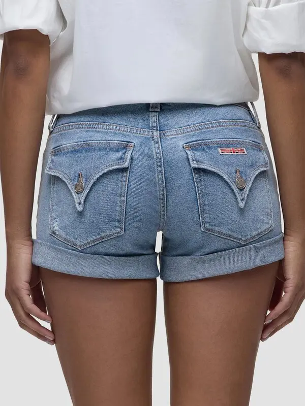 Hudson Jeans Croxley Mid-rise Denim Shorts