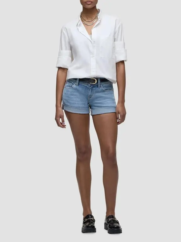Hudson Jeans Croxley Mid-rise Denim Shorts