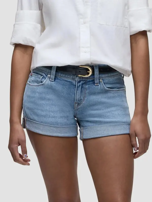 Hudson Jeans Croxley Mid-rise Denim Shorts