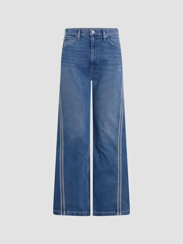 Hudson Jeans Jodi Track-detail Wide-leg Loose-fit Jeans