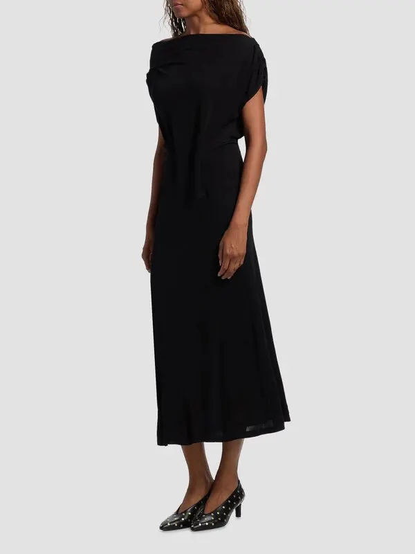 Co Off-the-shoulder Midi-dress